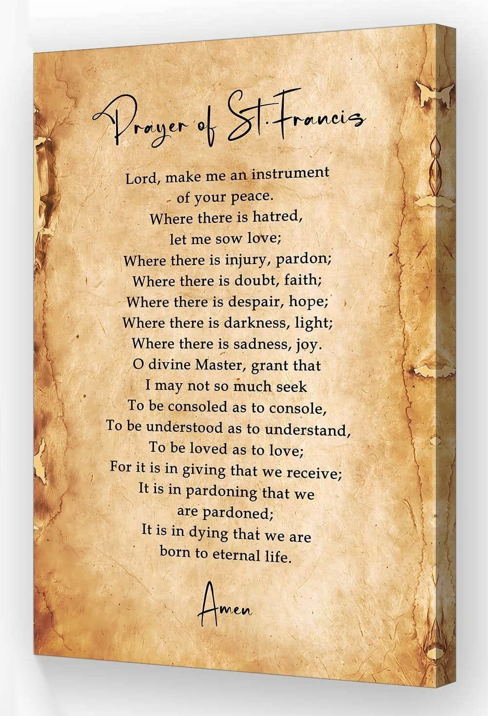 Prayer Wall Art Quotes Poster Vintage Catholic Prayer Wall Decor Prints ...