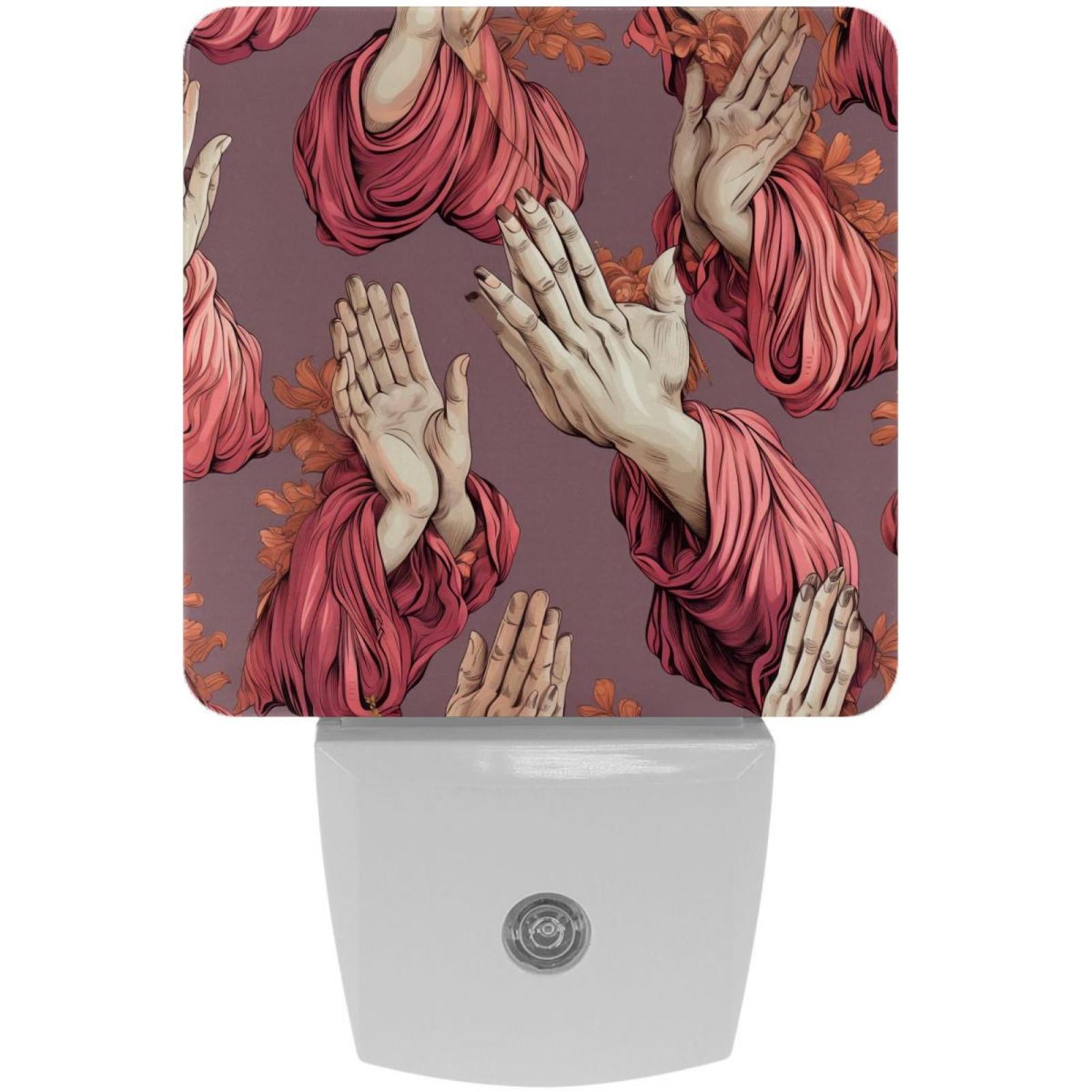 Prayer hands LED Square Night Lights - Elegant and Energy Efficient ...