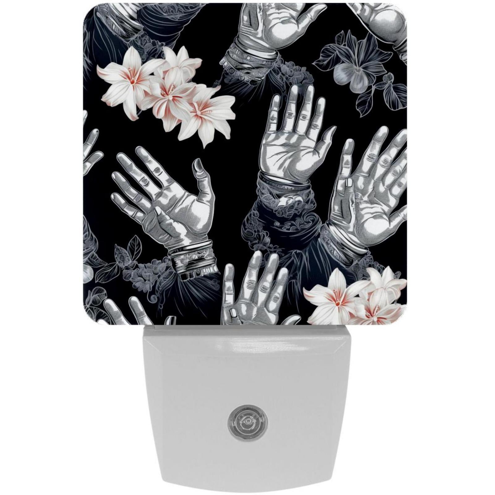 Prayer hands LED Square Night Lights - Energy Efficient Plug-in Wall ...