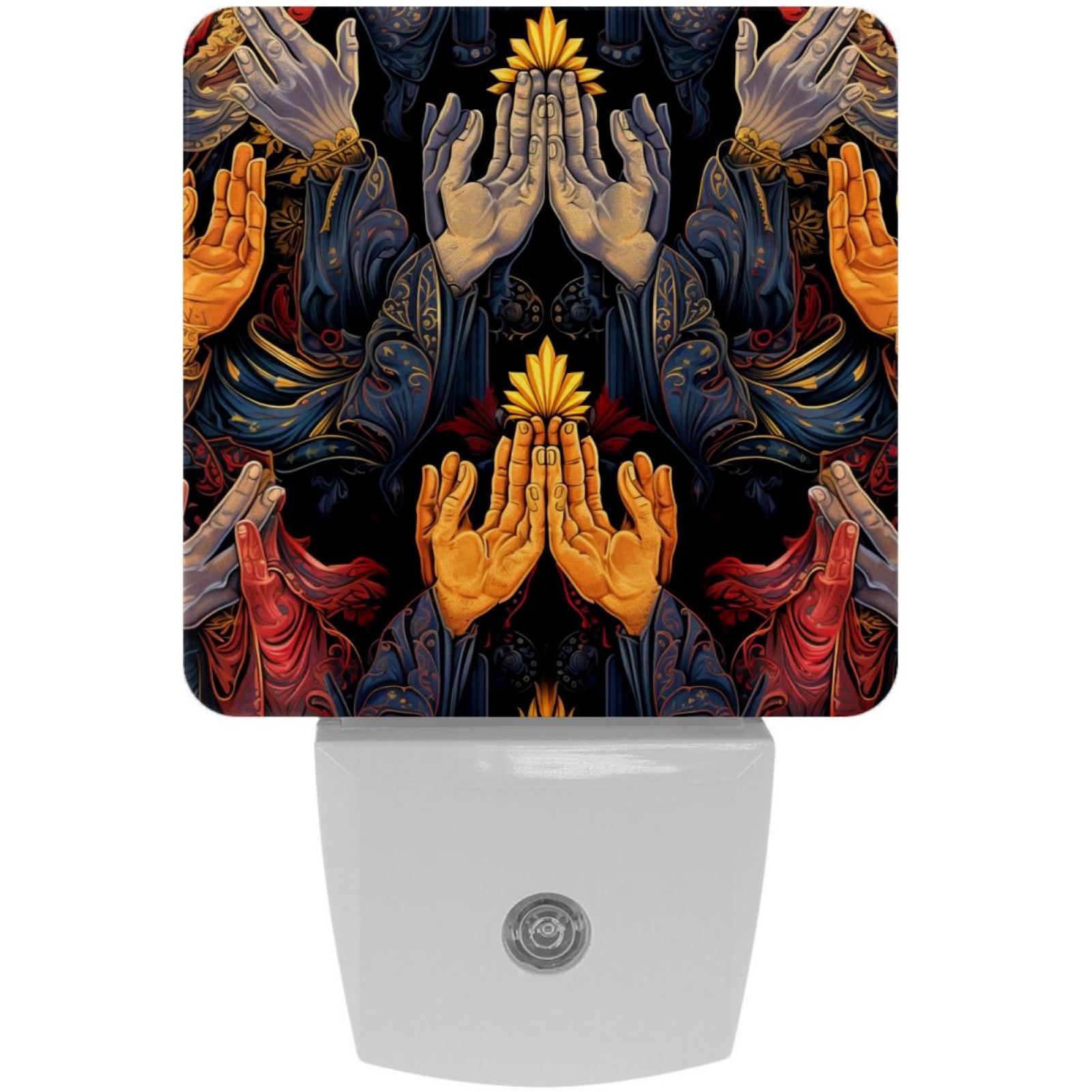 Prayer hands LED Square Night Lights: Energy-Efficient and Stylish ...