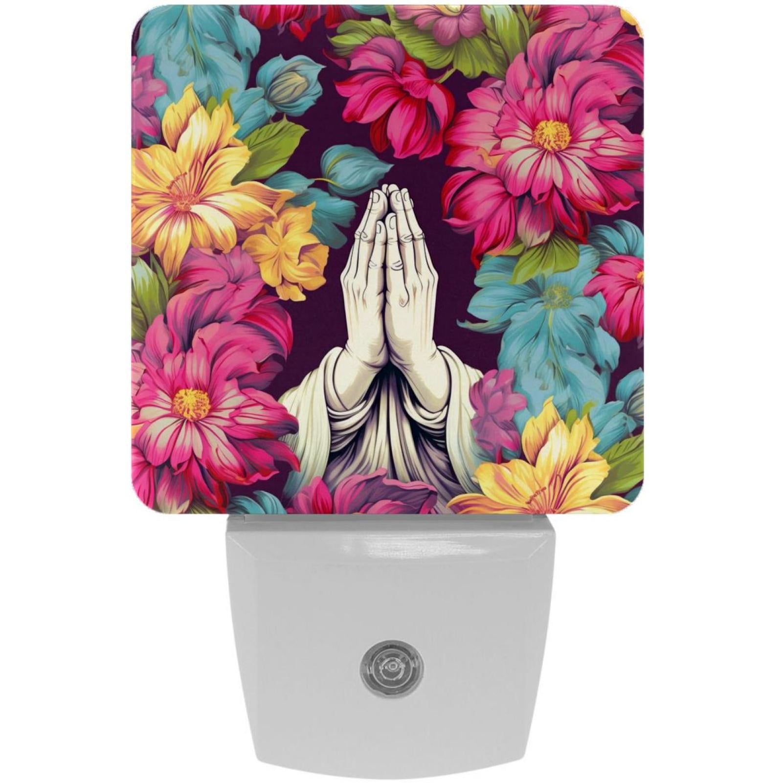 Prayer hands LED Square Night Lights- Modern and Energy Efficient ...