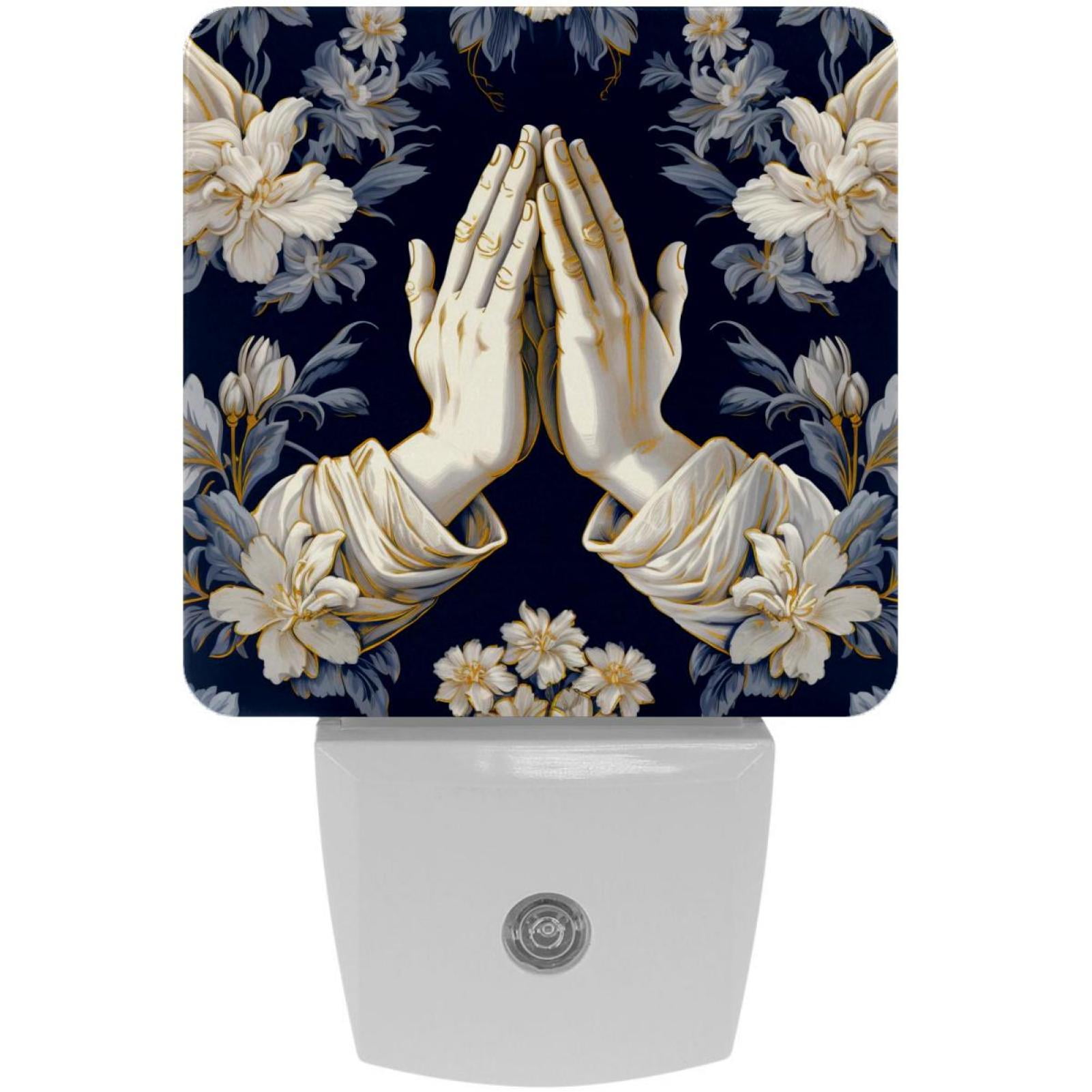 Prayer hands LED Square Night Lights- Modern and Energy Efficient ...