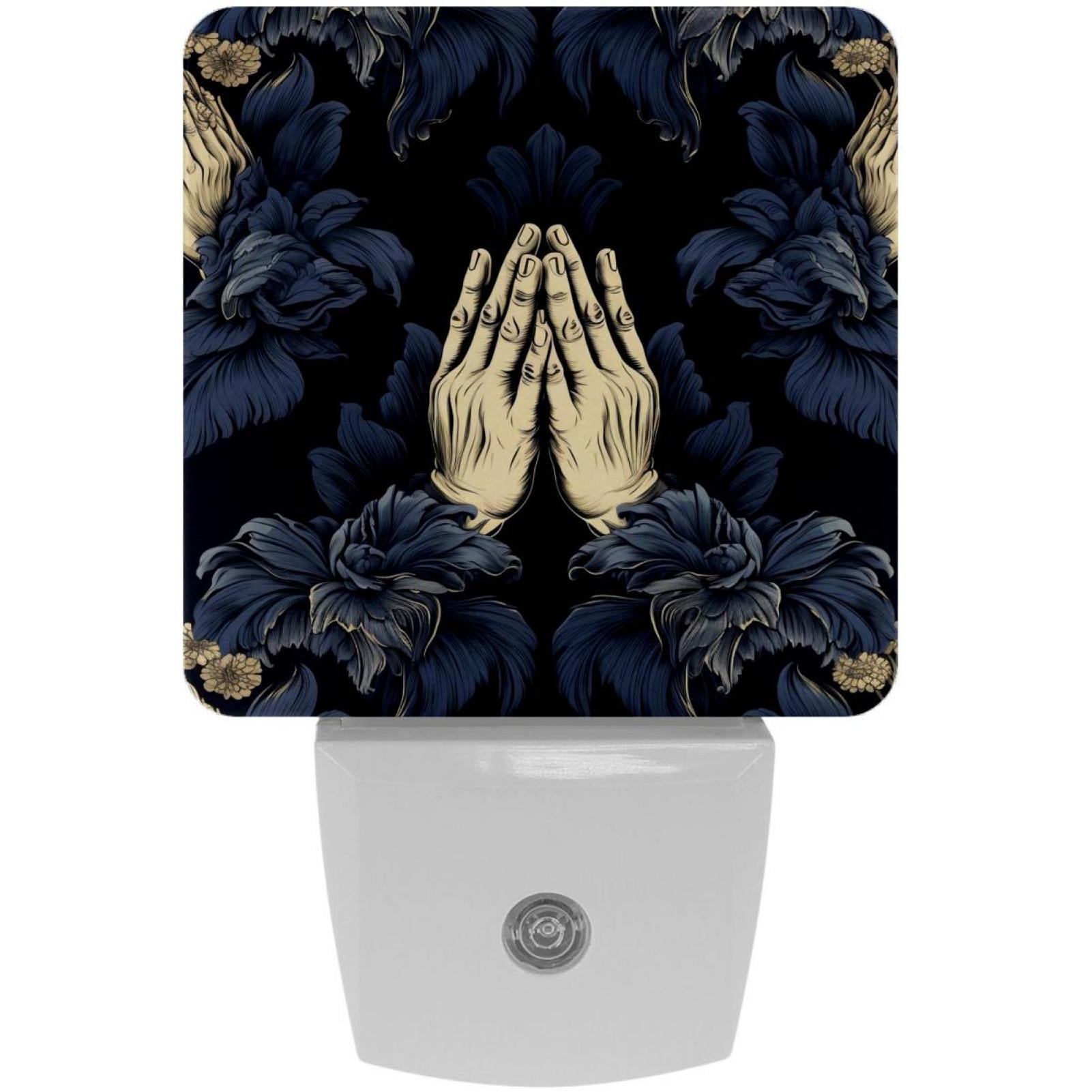 Prayer hands LED Square Night Lights - Small and Bright Illumination ...