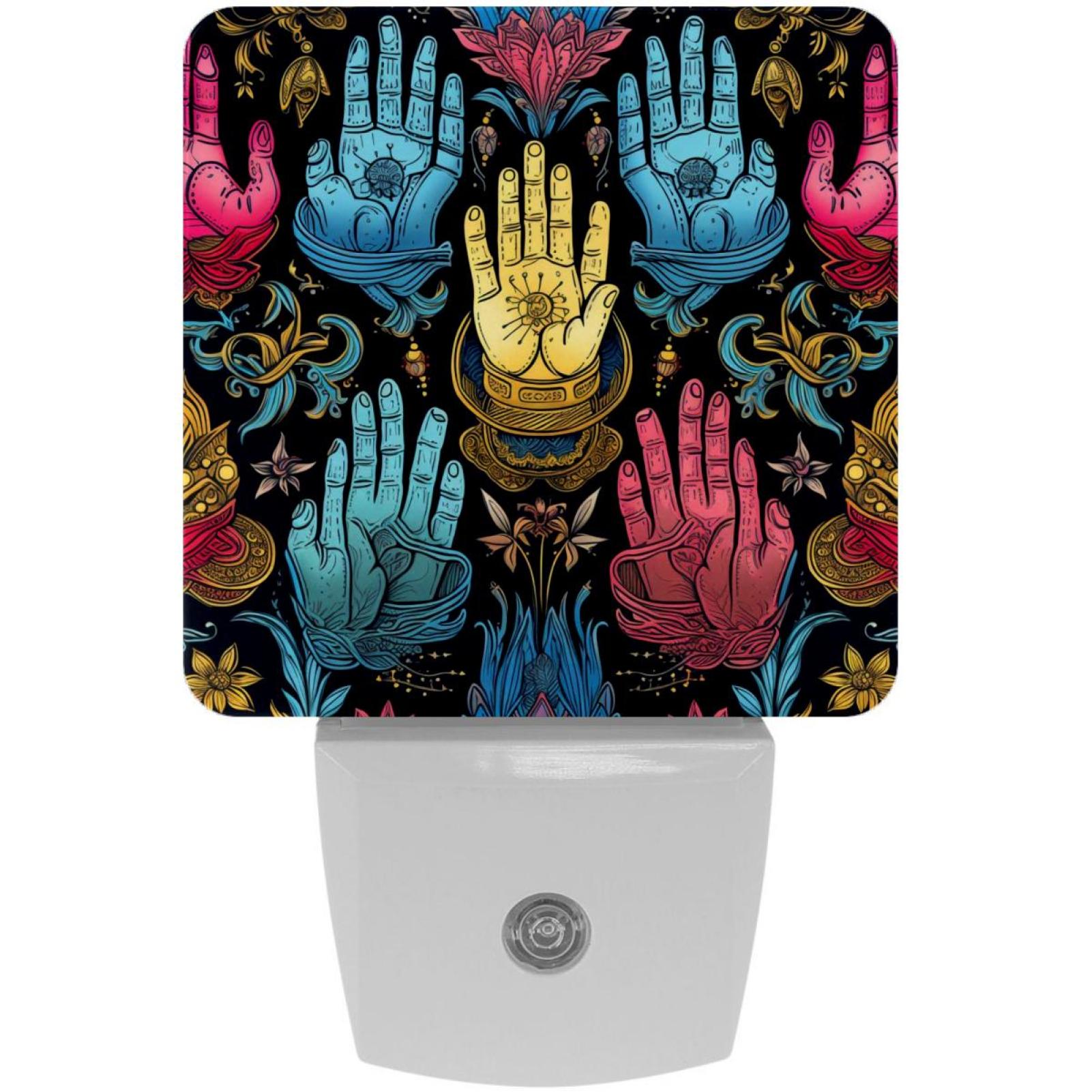 Prayer hands LED Square Night Lights - Stylish and Energy-Efficient ...