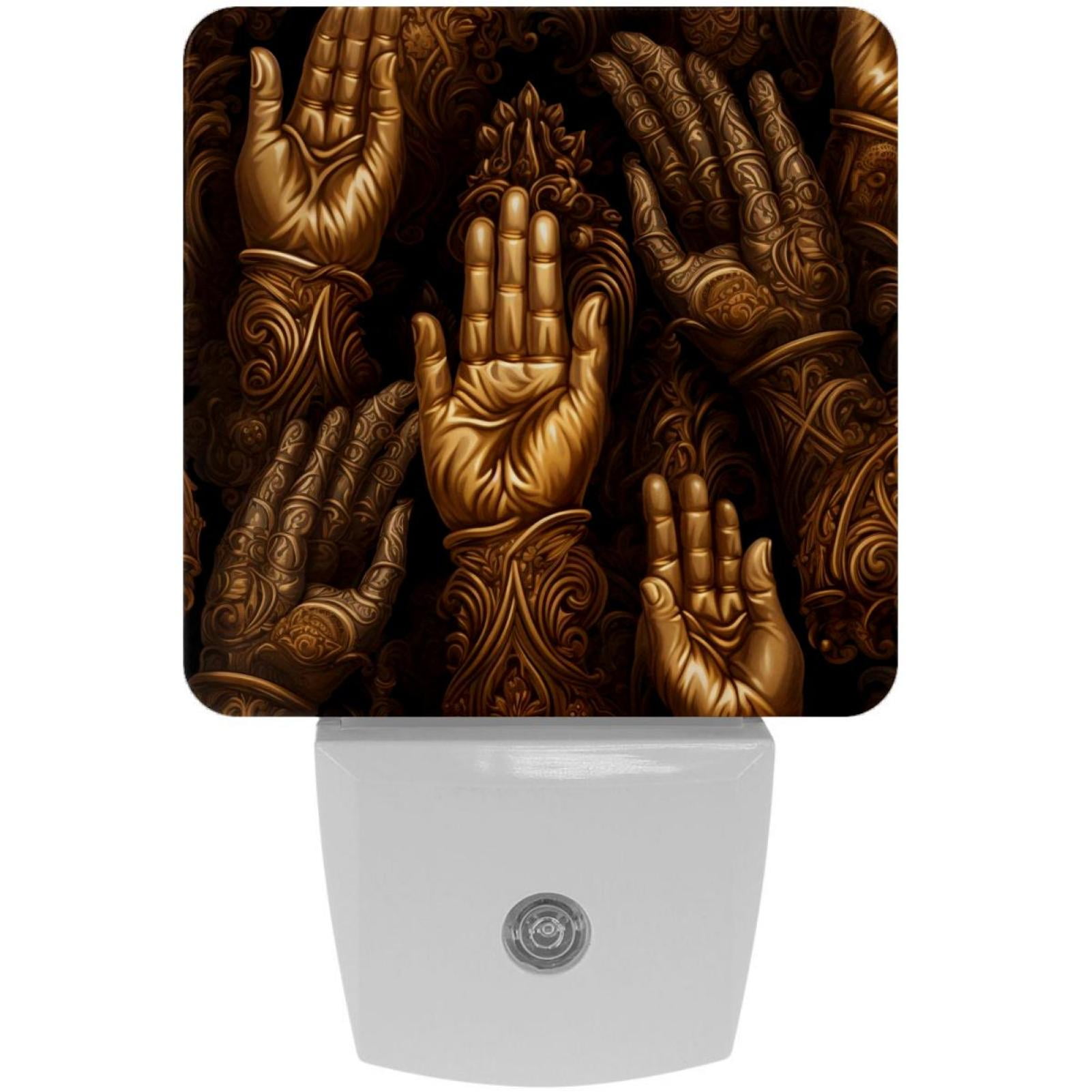 Prayer hands LED Square Night Lights - Stylish and Energy-Efficient ...