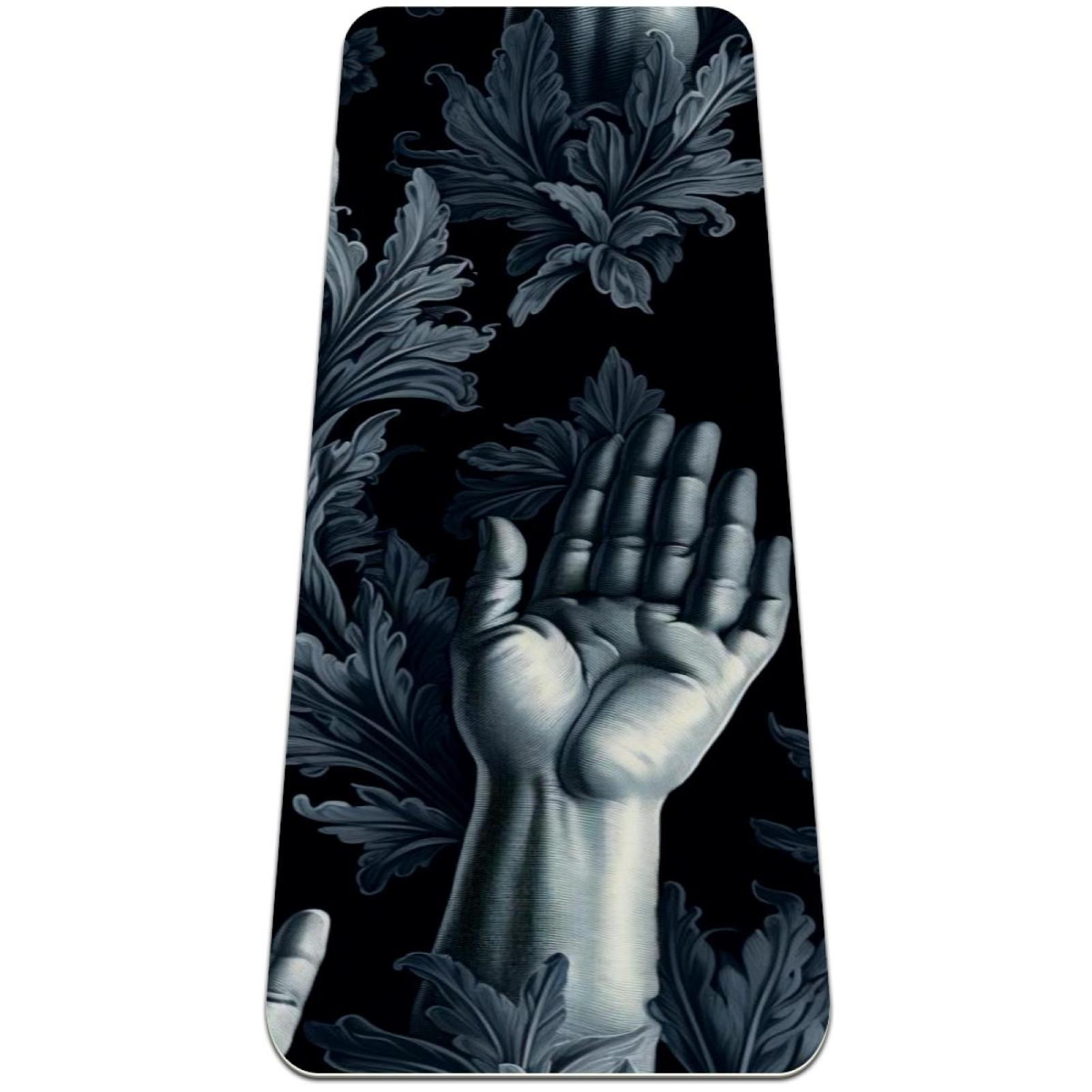 Prayer hands TPE Yoga Mat - Lightweight & Exercise Mat for Yoga ...