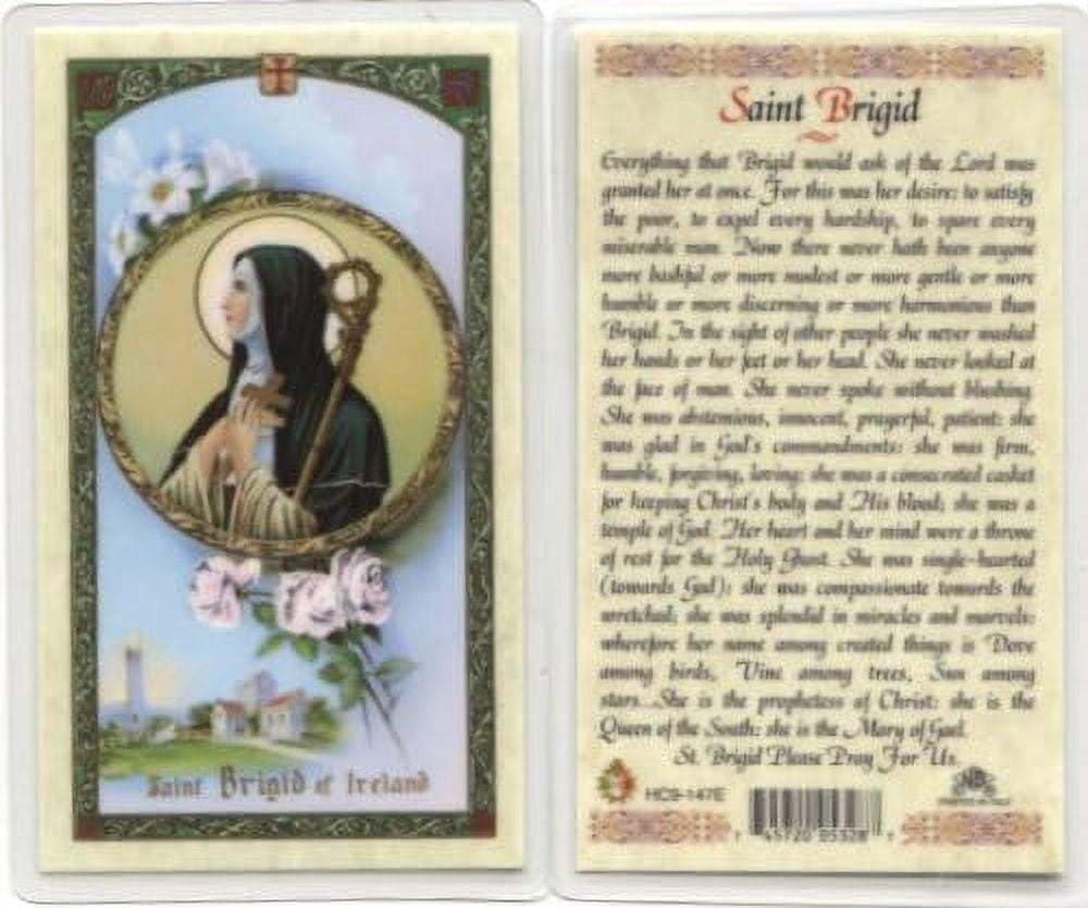 Prayer to St. Brigid Holy Card (HC9-147E) - Laminated - Walmart.com