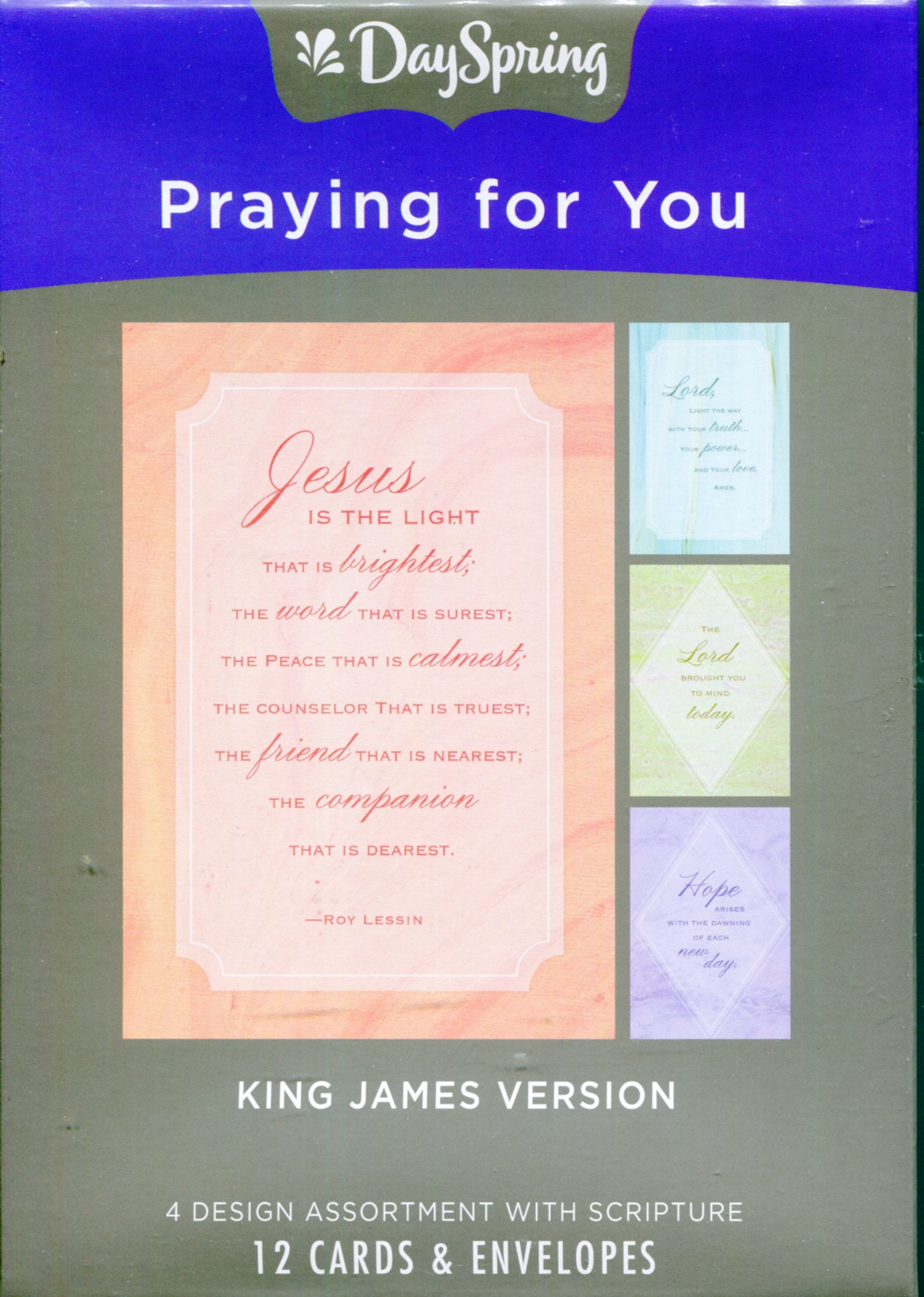 DaySpring Christian Inspirational Prayer Cards with Bible Verse ...