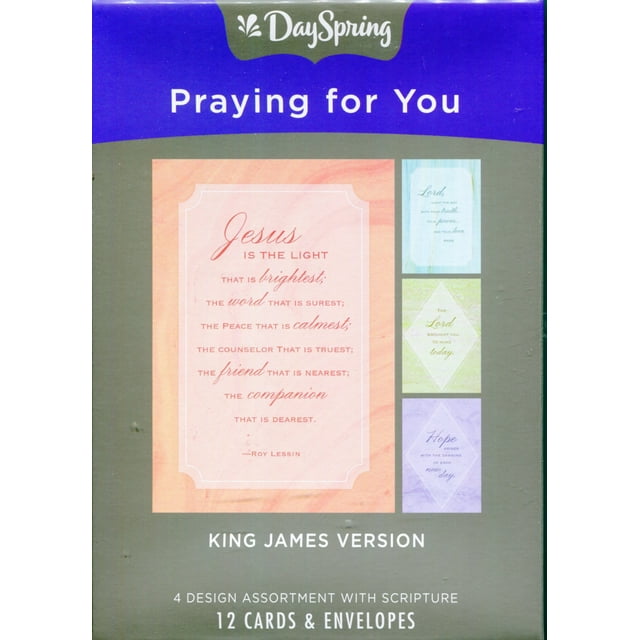 DaySpring Christian Inspirational Prayer Cards with Bible Verse ...