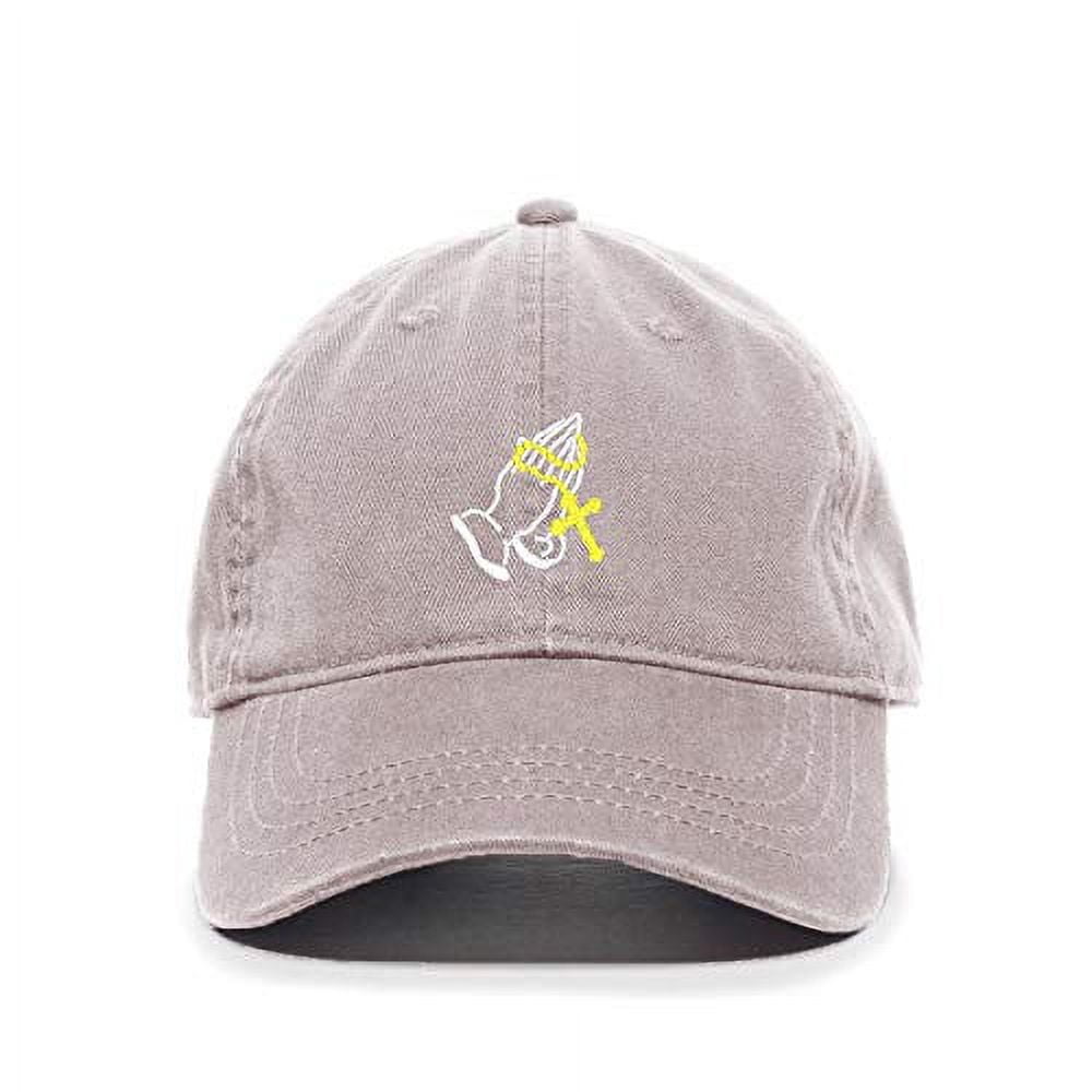 Praying Hands Baseball Cap Embroidered Cotton Adjustable Dad Hat Light ...