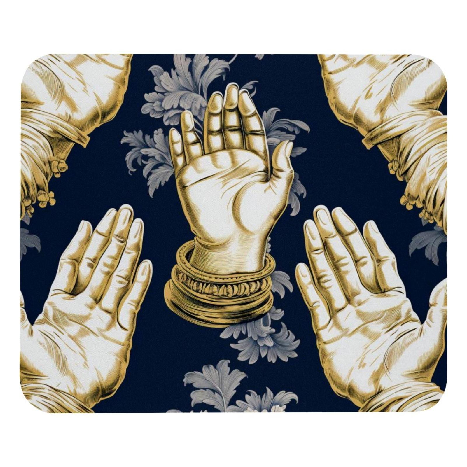 Praying Hands Gaming Mouse Pad, Mouse Mat, Mouse Pad - Square, 8.3x9.8 ...