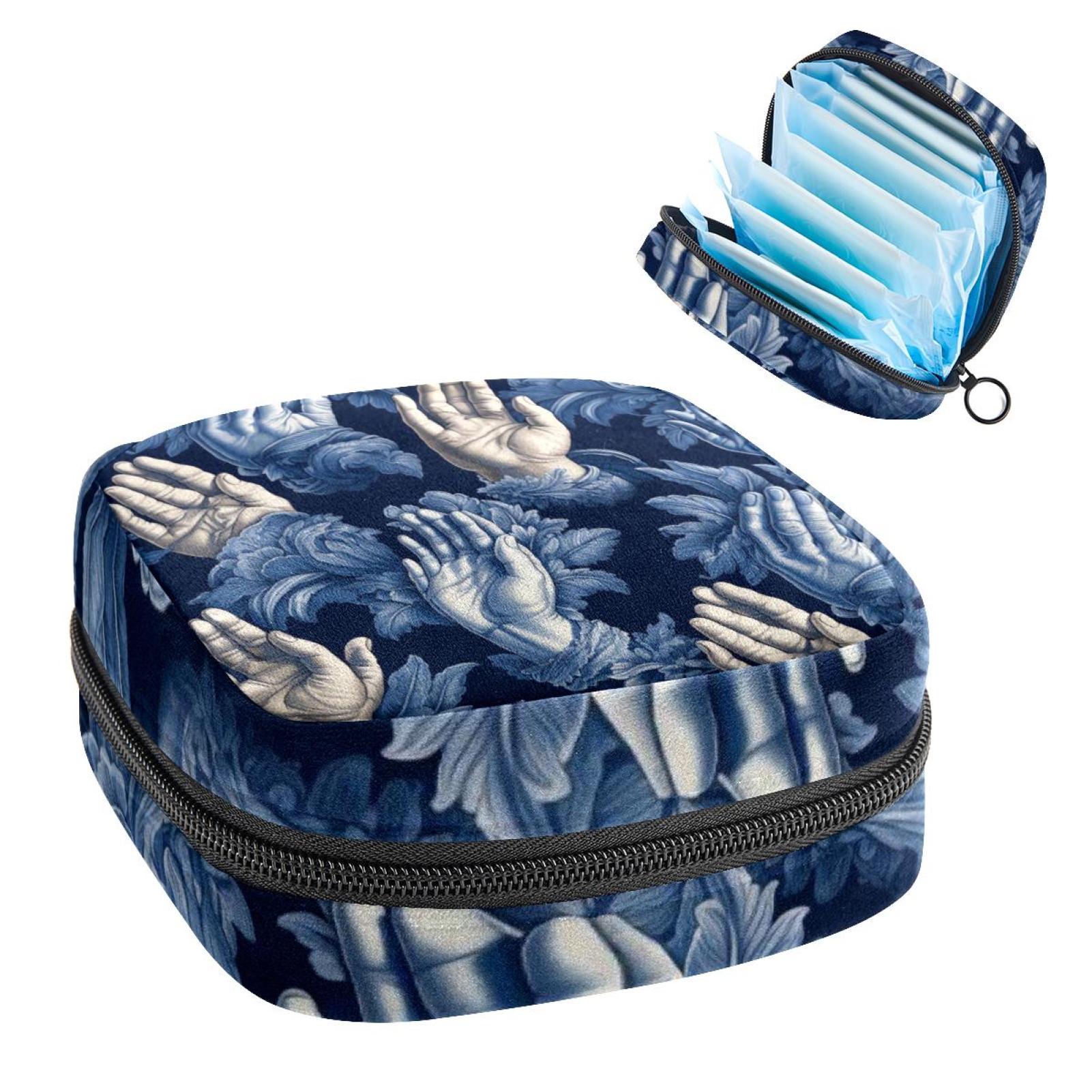 Praying Hands Pad Bag Storage Organizer Pouch for Menstrual Hygiene ...