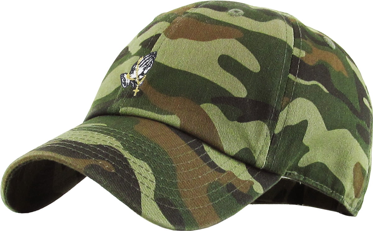 Praying Hands Rosary Dad Hat Baseball Cap Polo Style Adjustable ...