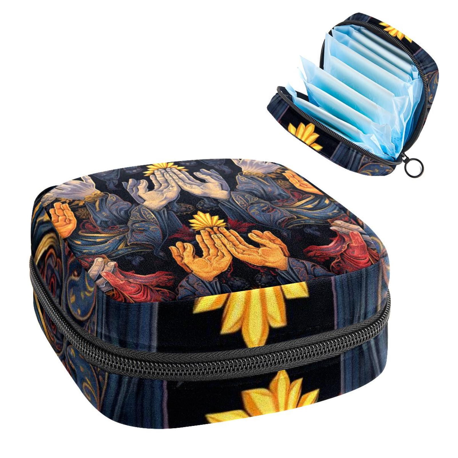 Praying Hands Small Bag Period Pouch Small Wire Pouch Zipper Pencil ...