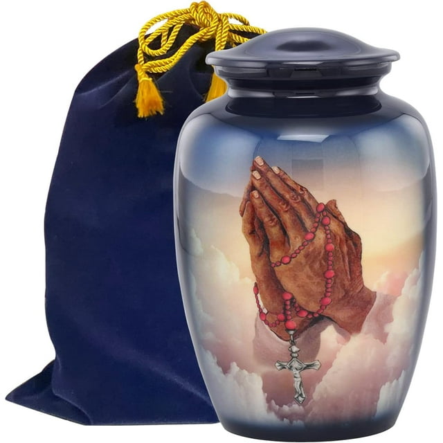 Praying Hands Urn - Religious Cremation Urn for Ashes - Spiritual Urn ...