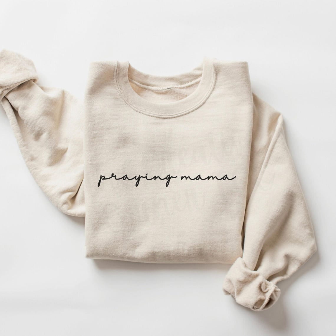 Praying Mama Christian Sweatshirt For Mom Shirt Christian Crewneck For ...