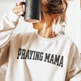 Praying Mama TShirt Retro Christian TShirt Christian Crewneck Jesus ...