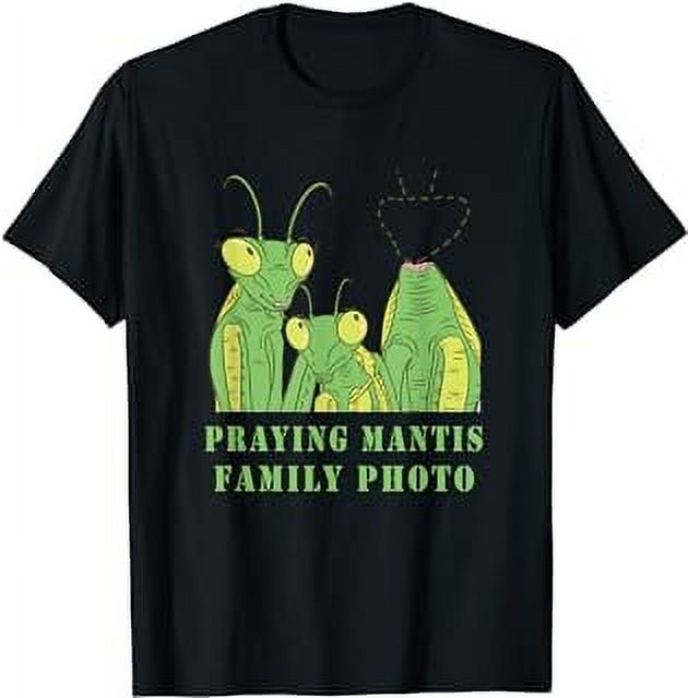 Praying Mantis Family Photo Praying Mantis Bug Insect Lover T-Shirt ...