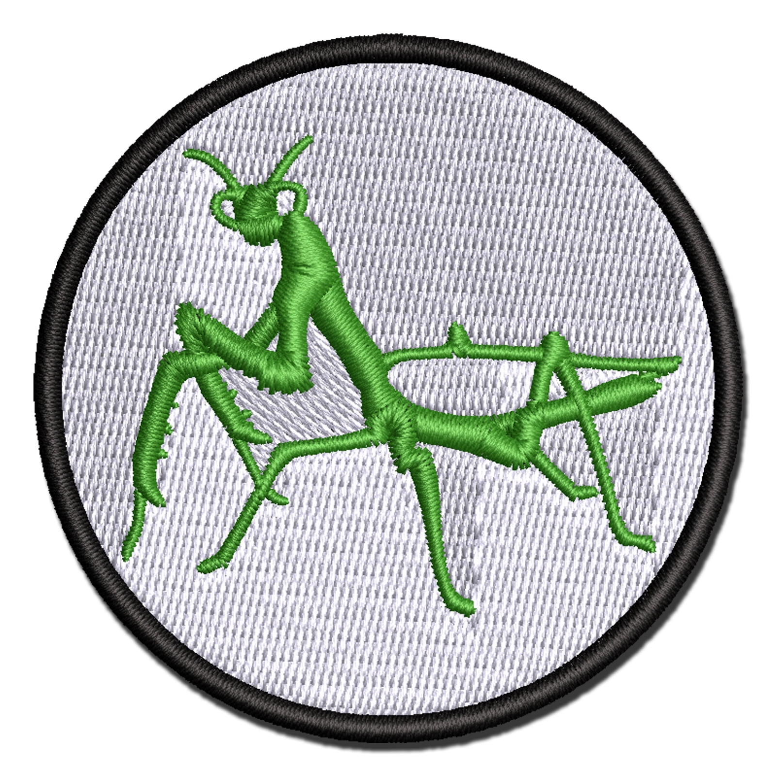 Praying Mantis Insect Applique Multi-Color Embroidered Hook & Loop ...
