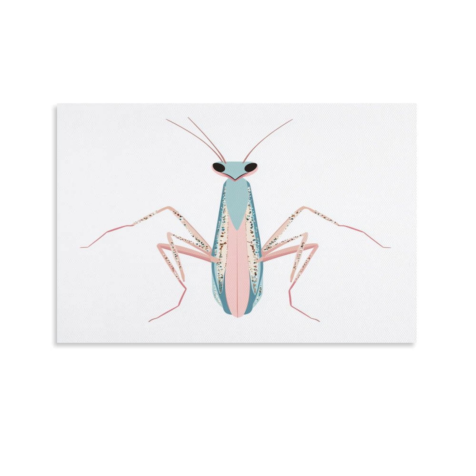 Praying Mantis Lover Wall Art Pictures 24x36inch Canvas Print Cute ...