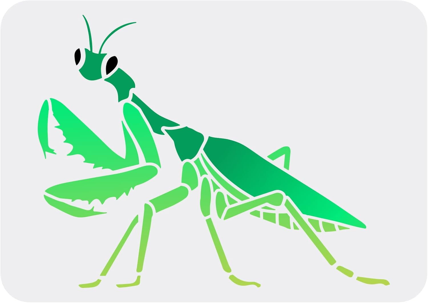 Praying Mantis Painting Stencil 8.3x11.7inch Reusable Big Mantis ...