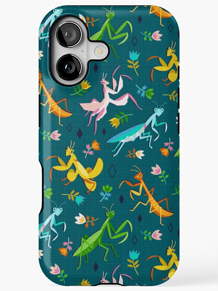 Praying Mantises Insect Bug Artwork Protective and Compatible iPhone 11 ...