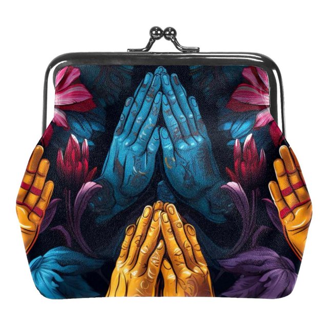 Praying hands Coin Purses Mini Wallets Vintage Pouch Bags for Gift ...