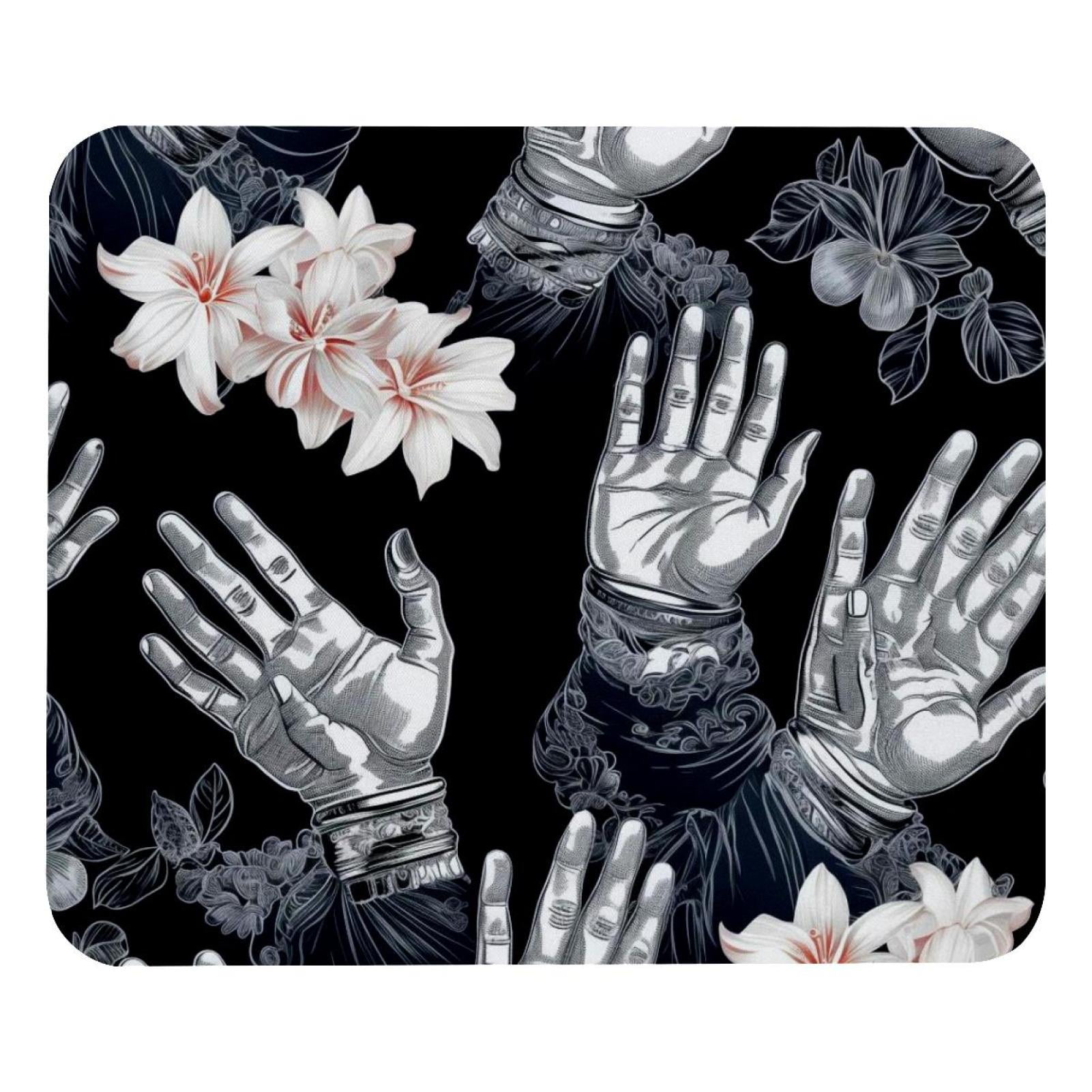 Praying hands Mouse Pad, Personality Design Rubber Base for Office ...