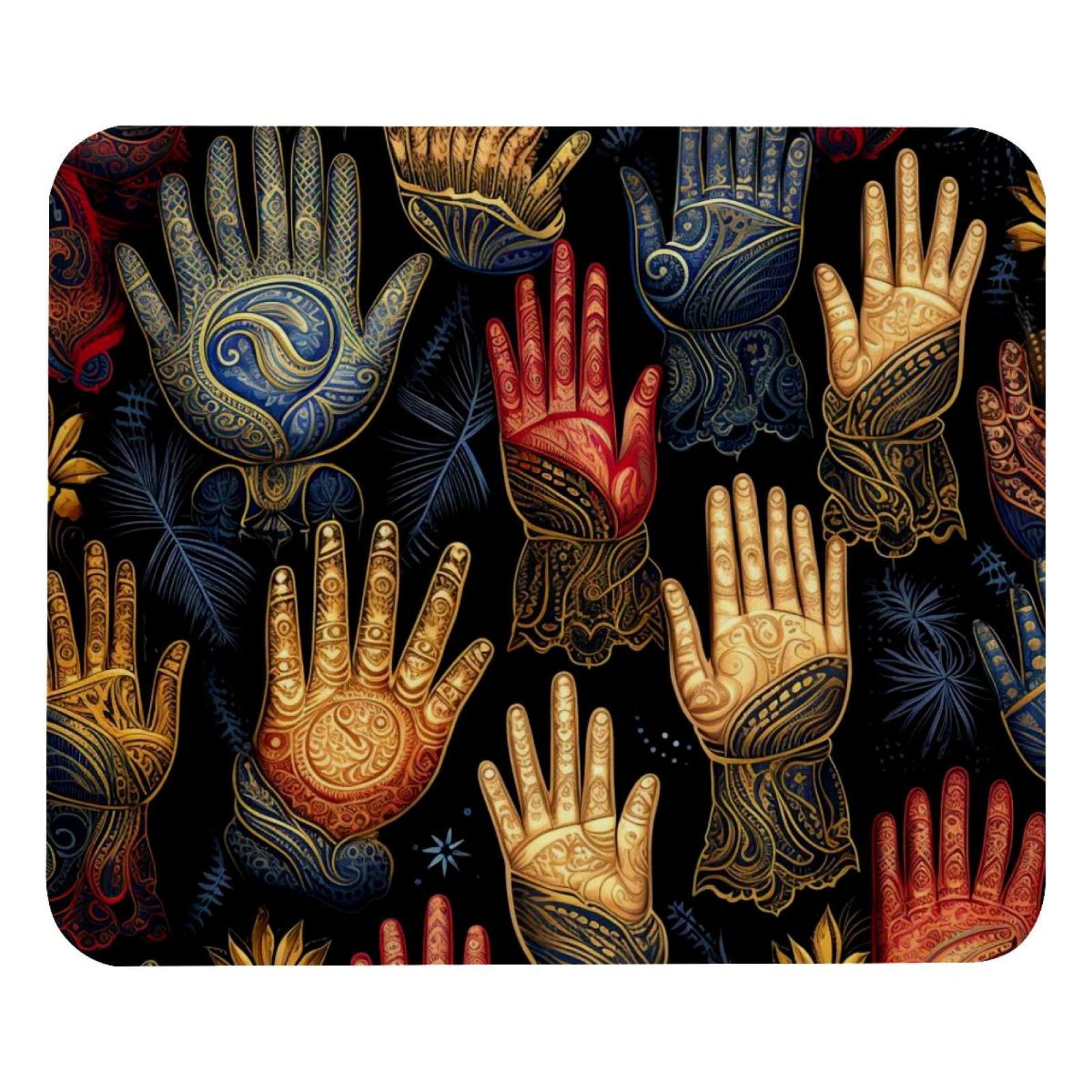 Praying hands Mouse Pad, Personality Design Rubber Base for Office ...