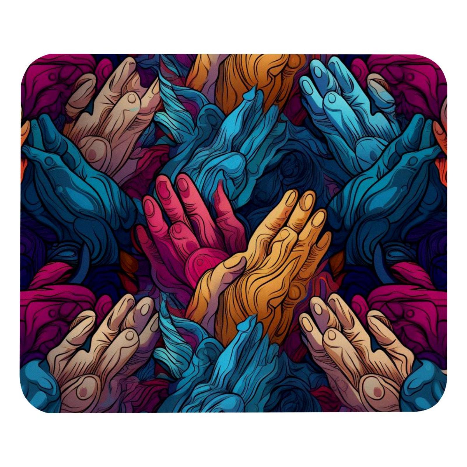 Praying hands Mouse Pad for Laptop Wireless Mouse Home Office Travel ...