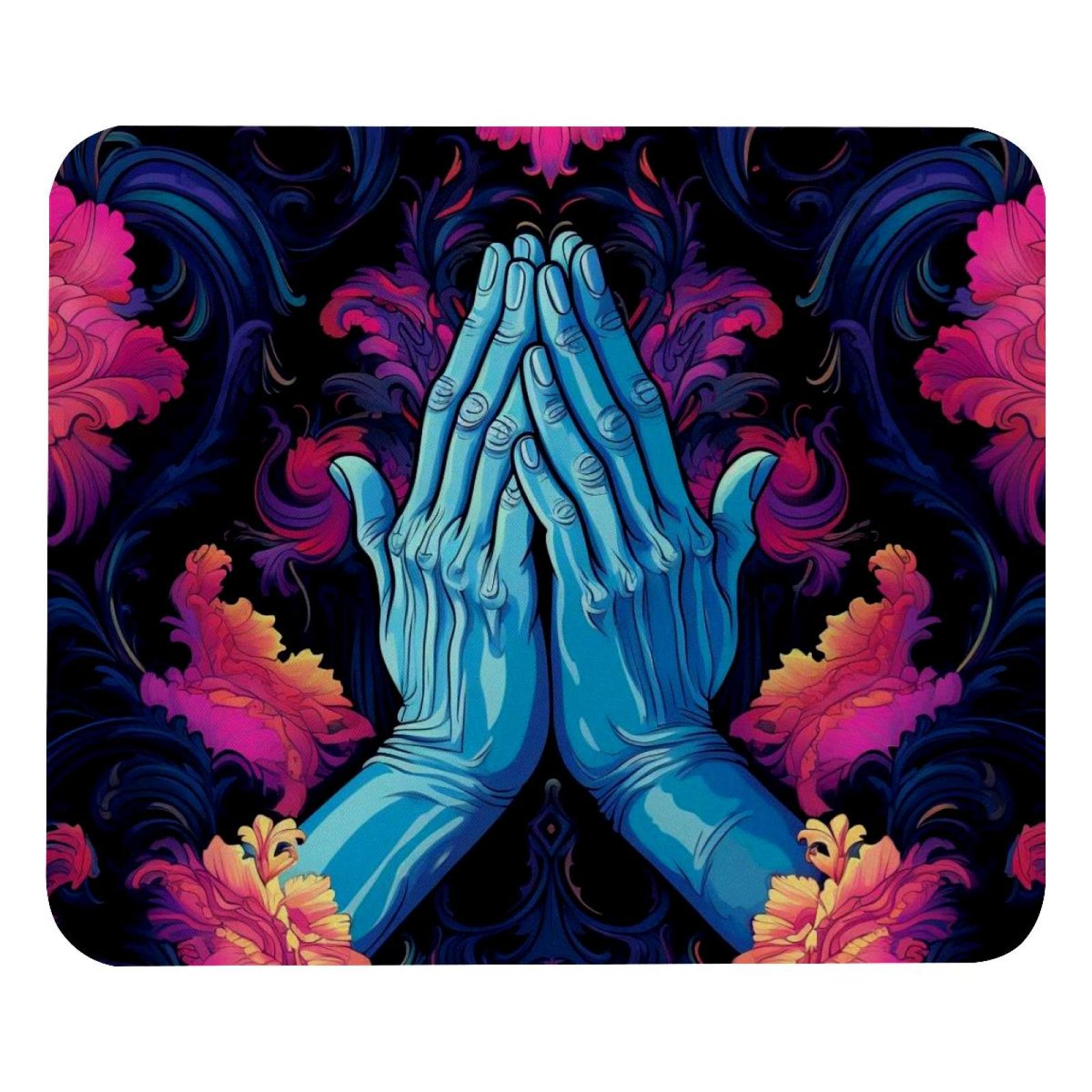 Praying hands Mouse Pad for Wireless Mouse Home Office Desk Laptop with ...