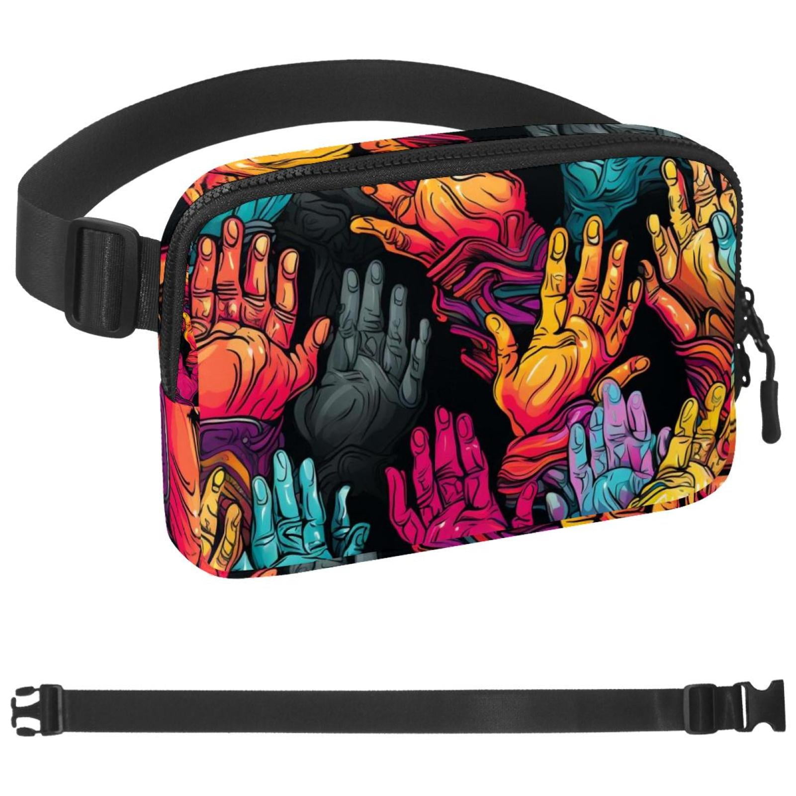 Praying hands Waist Pack for Running Fanny Pack for Women and Men ...