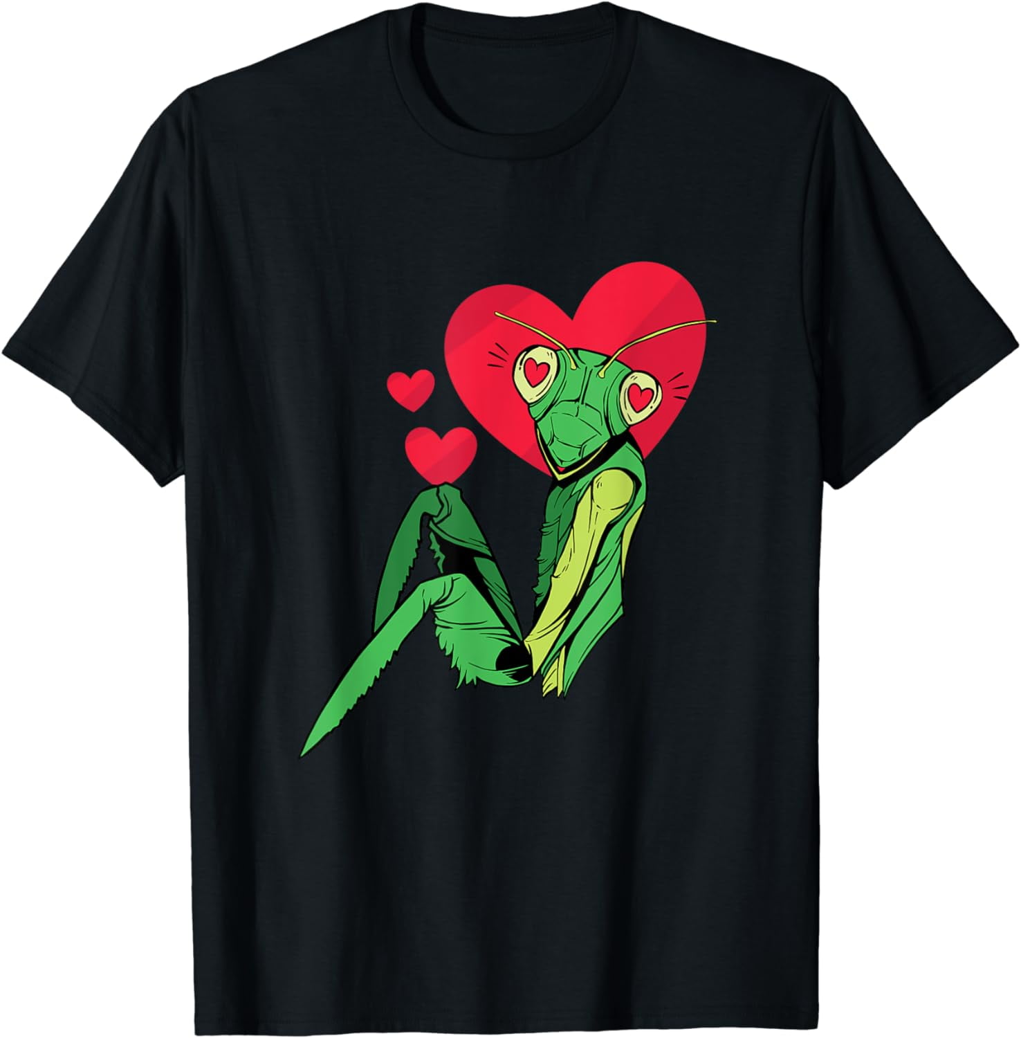 Praying mantis in Love with her Partner Insect Insects T-Shirt ...