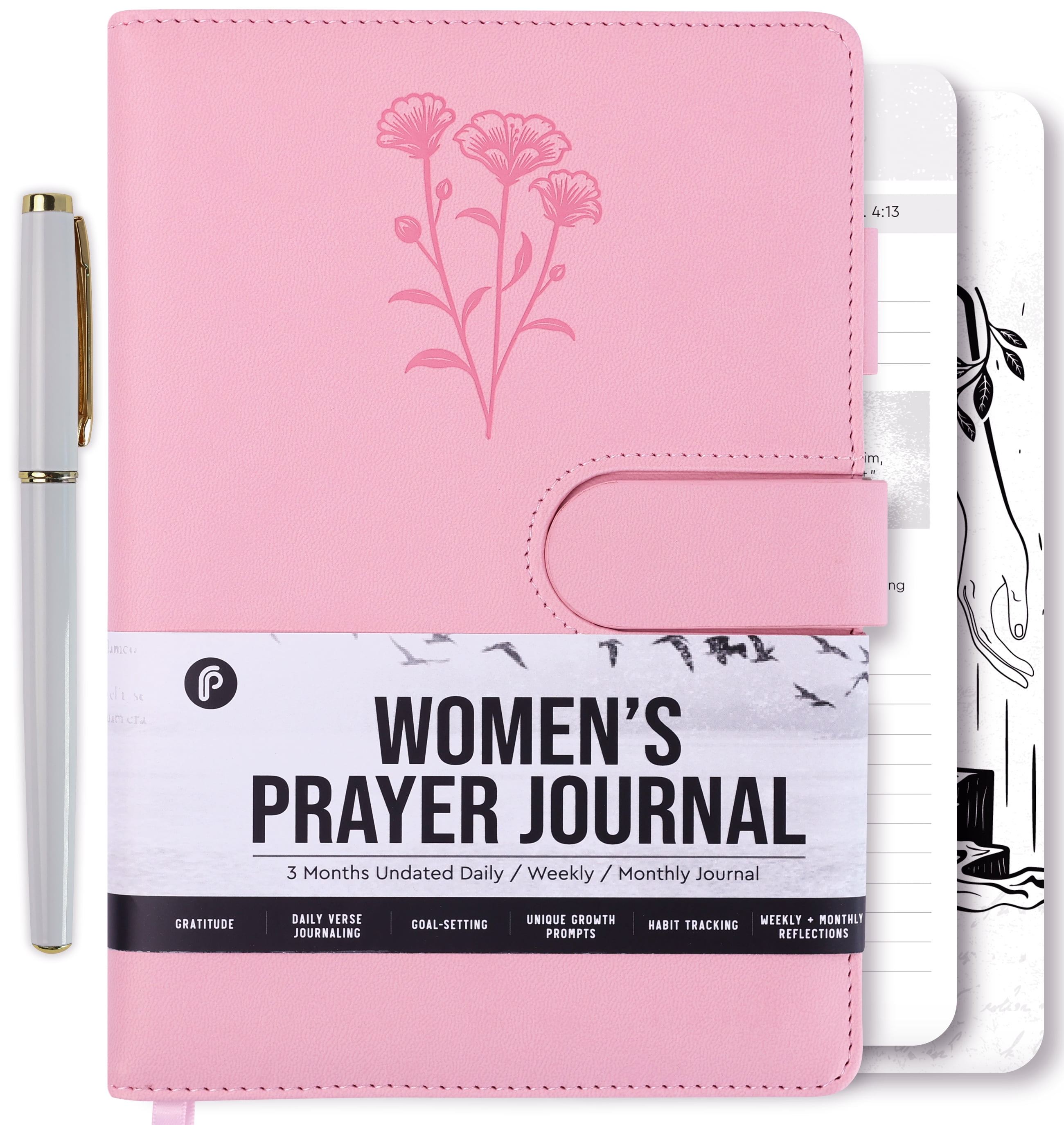 Prazoli Prayer Journal for Women - Daily Devotional Journaling Book for ...