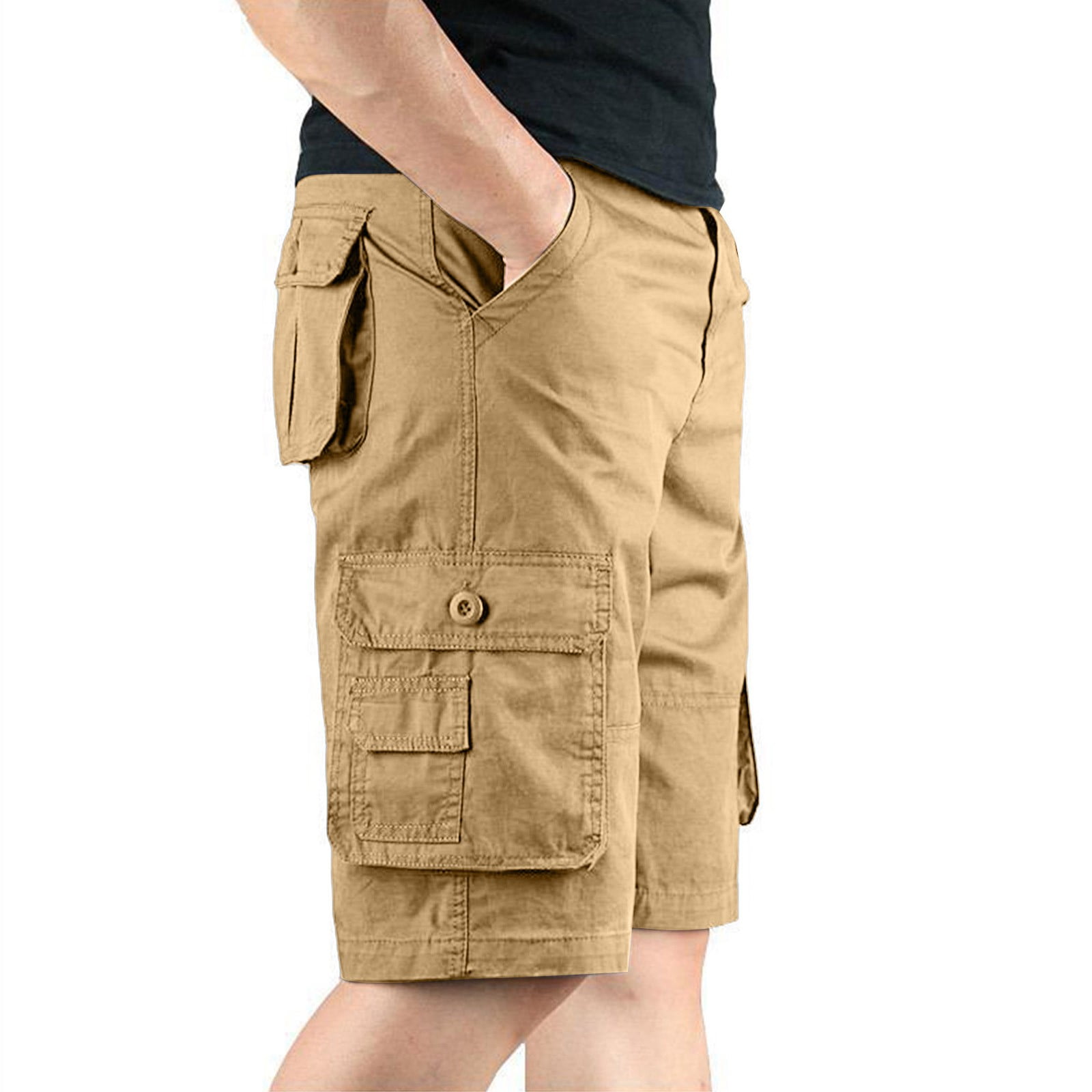 Prdecexlu Cargo Shorts for Men Big and Tall Summer Casual Multi Pockets ...