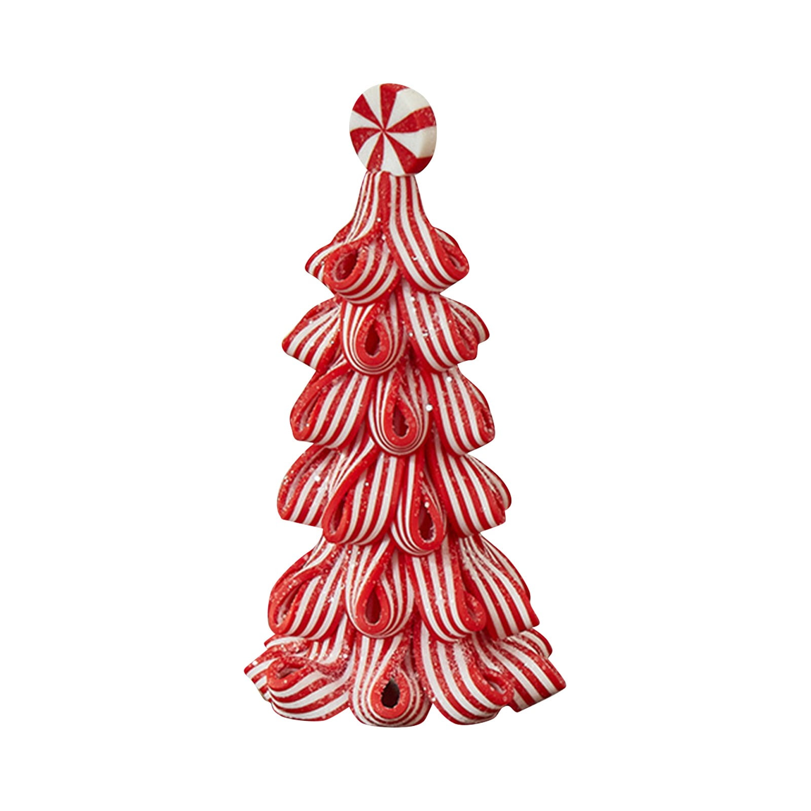 Prdecexlu Polymer Candy Trees - Decorative Table Top Christmas Tree ...