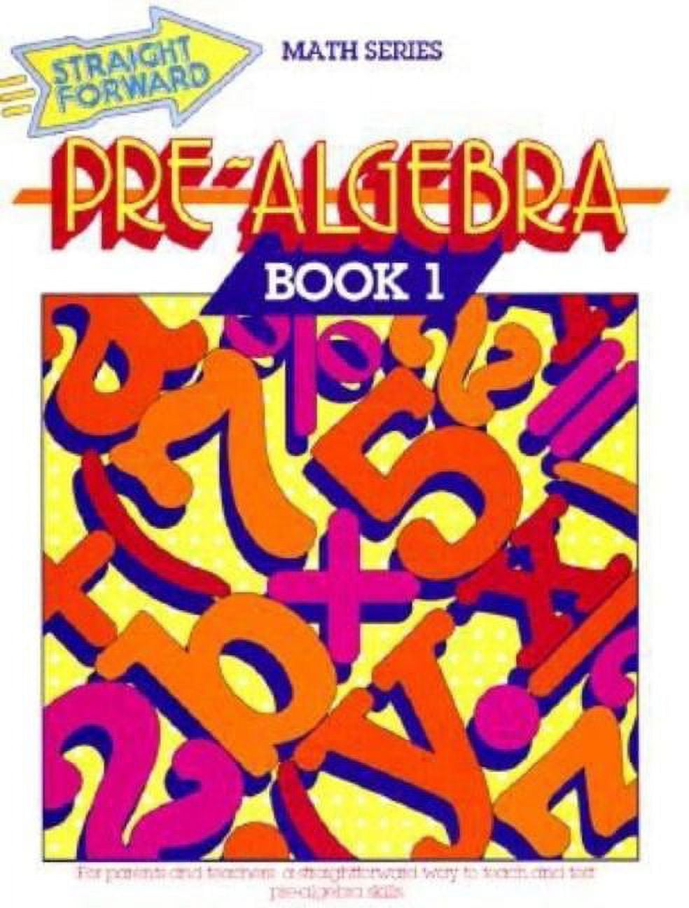Pre-Algebra: Pre-Algebra Book 1 (Paperback) - Walmart.com