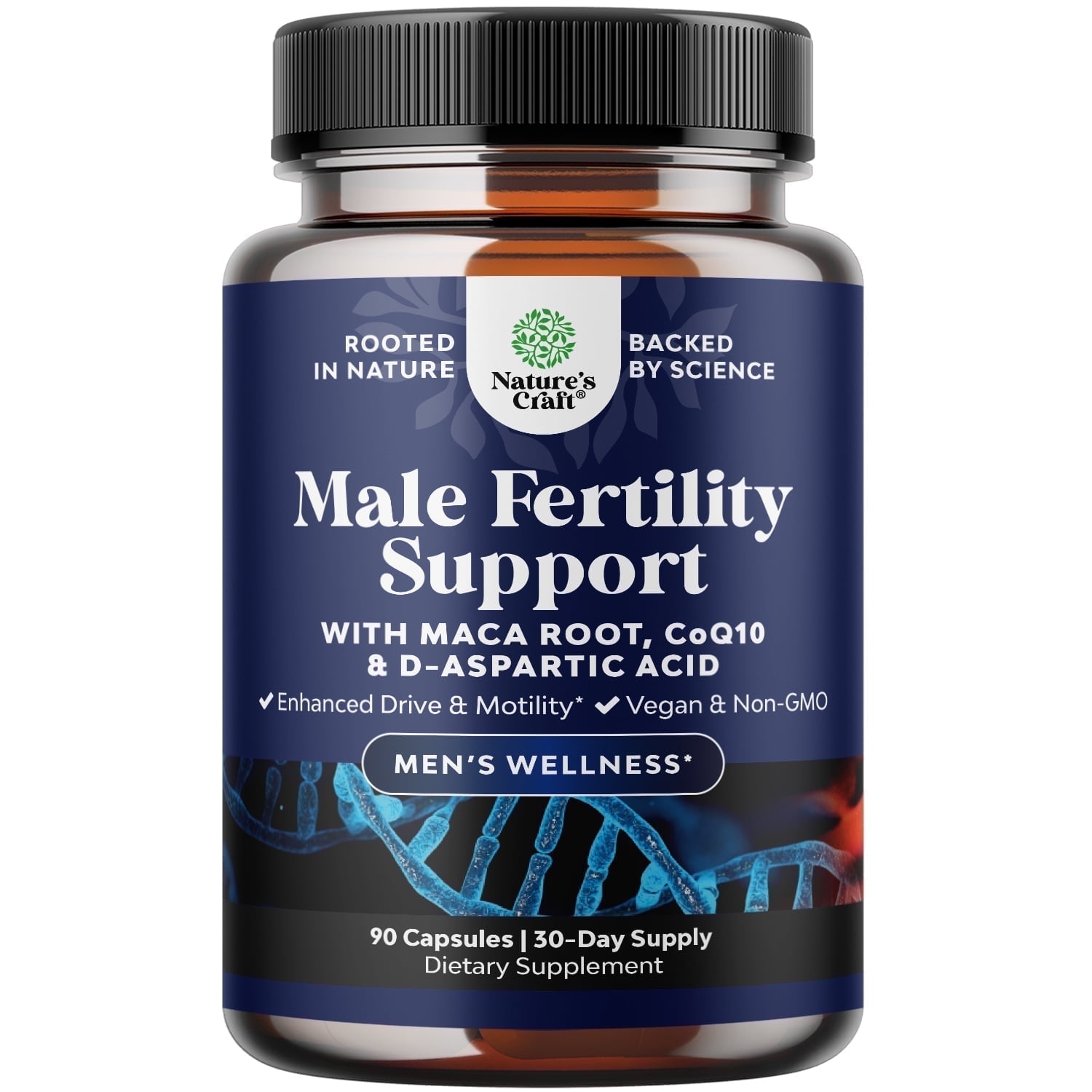 Natures Craft Pre-Conception Male Fertility Supplement, Semen Volume ...
