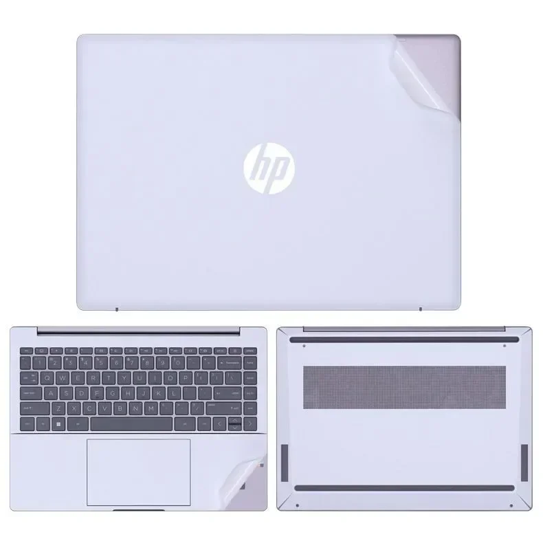 Pre-Cut Anti Fingerprints Vinyl Laptop Sticker Protective Cover Film ...
