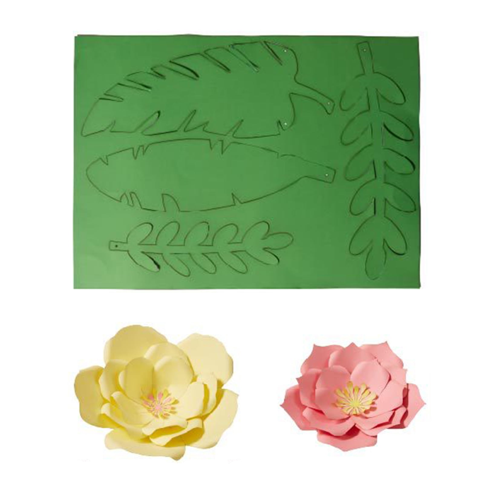 Pre-Cut Paper Floral Designs With Leaf Shapes For Creative Family ...