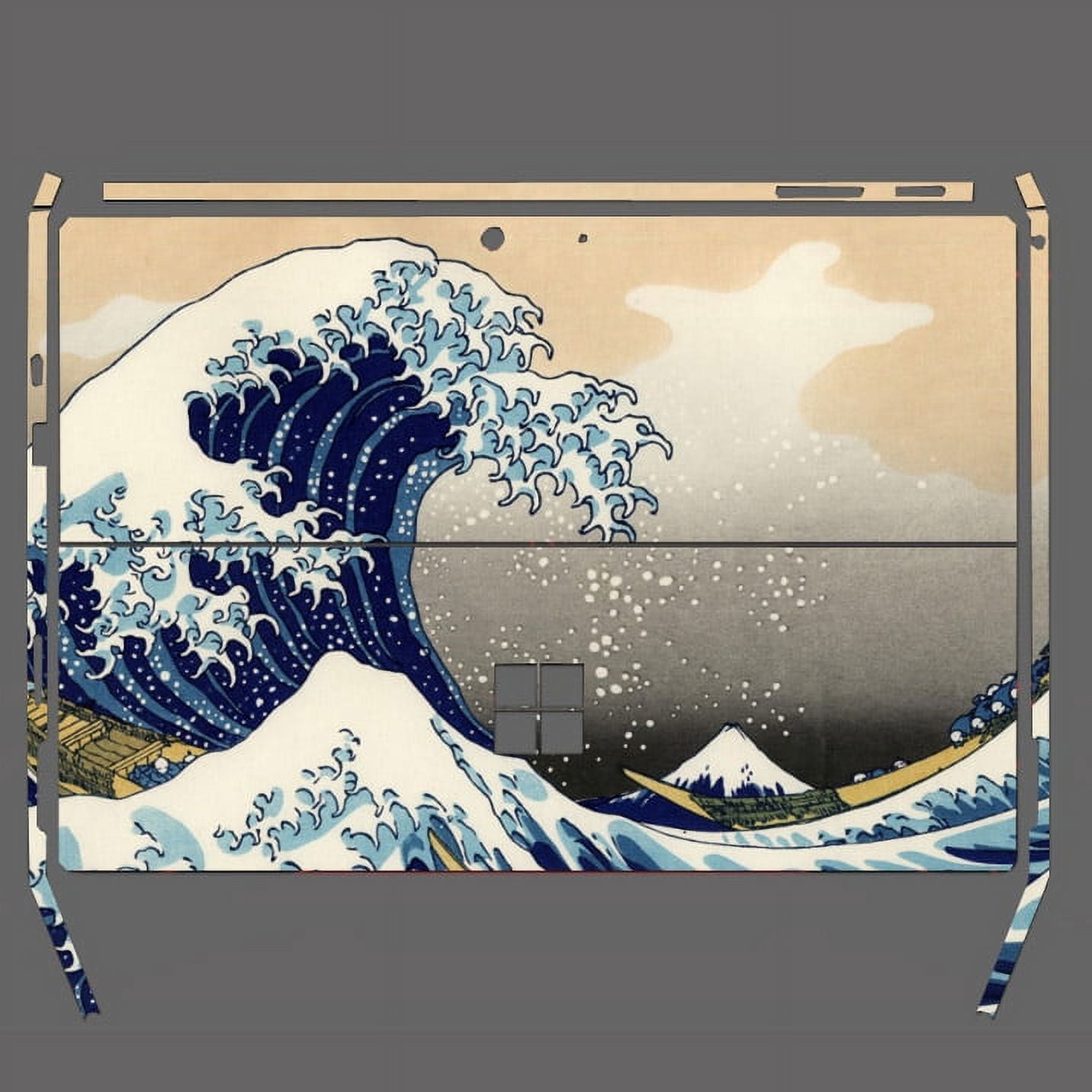 Pre-Cut Protective Solid Vinyl Sticker Skin for Microsoft Surface Pro 9/8/7/6/5/4/3/X Notebook ...