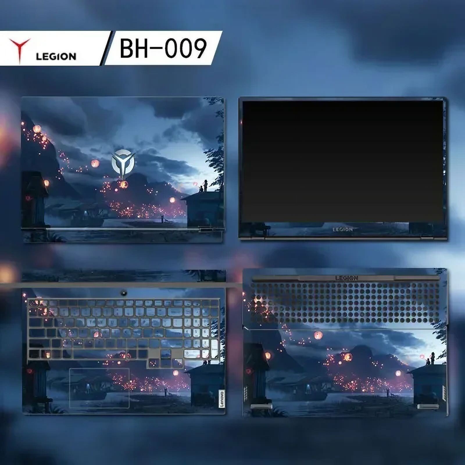 Pre-Cut Vinyl Laptop Sticker Decal Cover Film Skin for 2022 2023 Lenovo ...