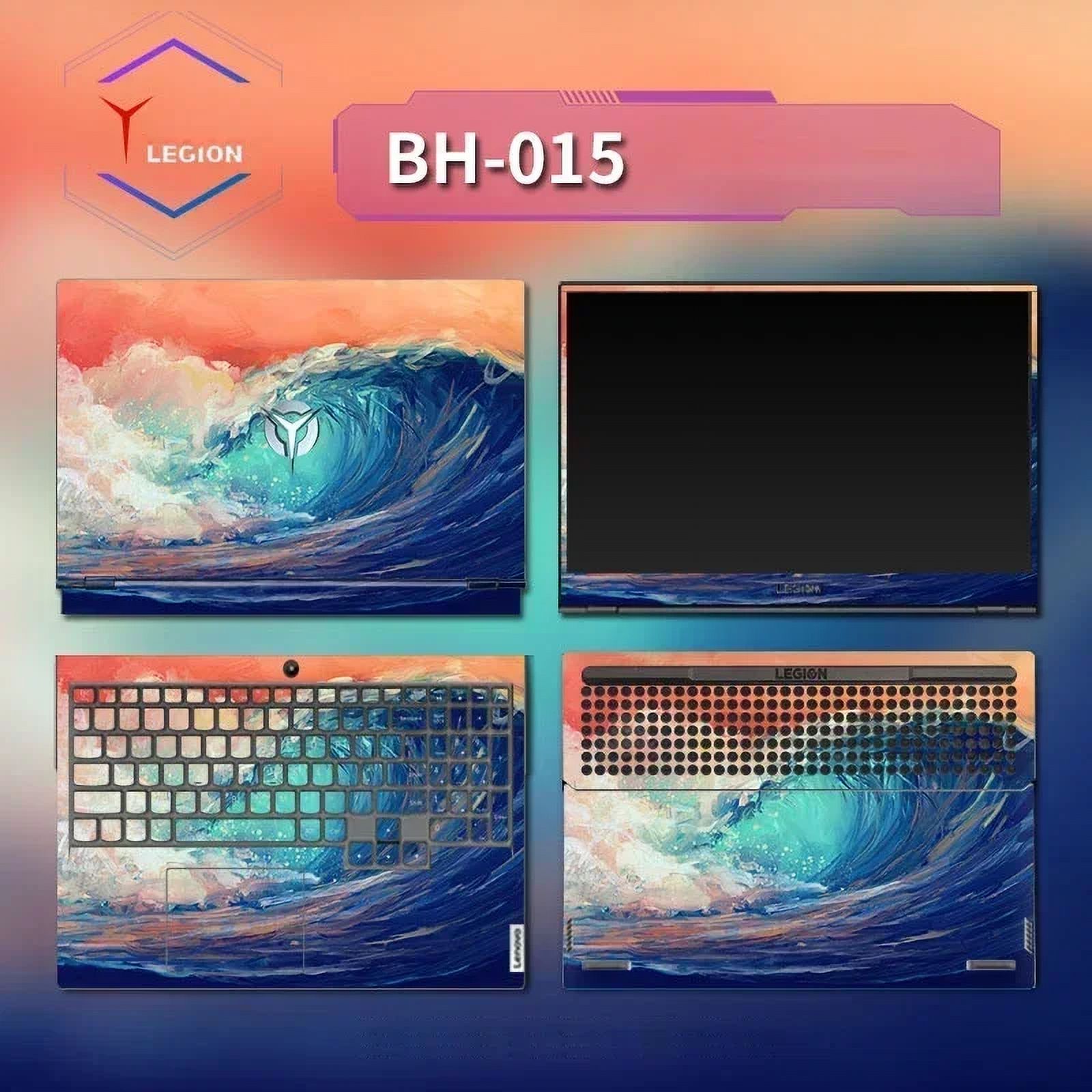 Pre-Cut Vinyl Laptop Sticker Decal Cover Film Skin for 2022 2023 Lenovo ...