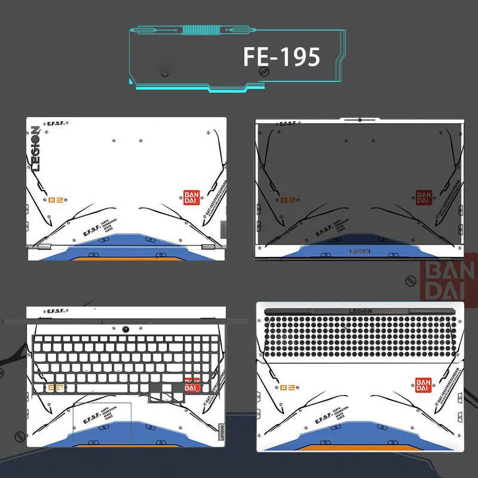 Pre-Cut Vinyl Laptop Sticker Decal Cover Film Skin for 2022 2023 Lenovo ...