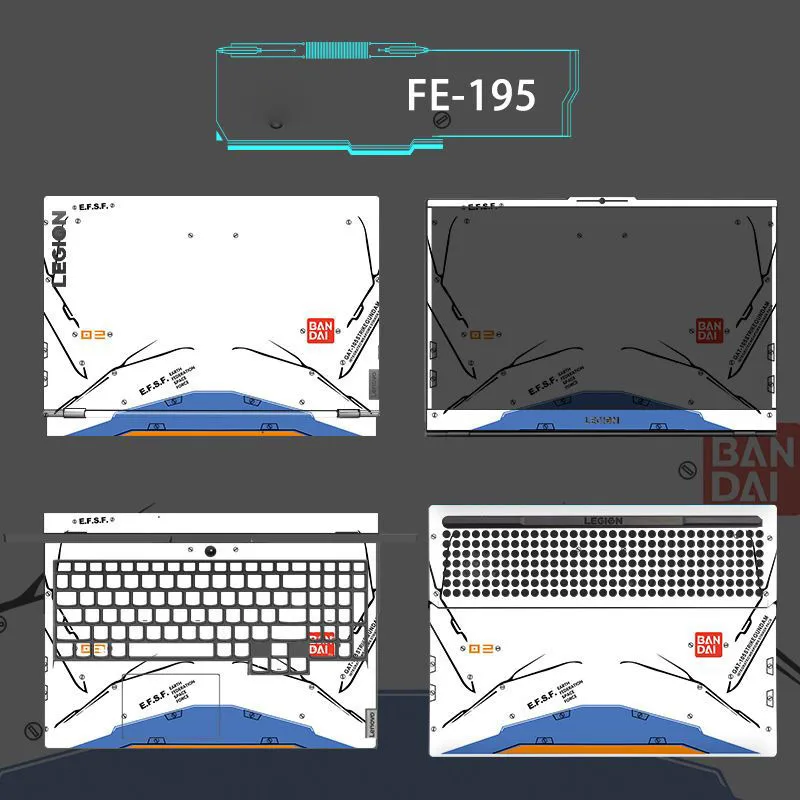 Pre-Cut Vinyl Laptop Sticker Decal Cover Film Skin for 2022 2023 Lenovo ...
