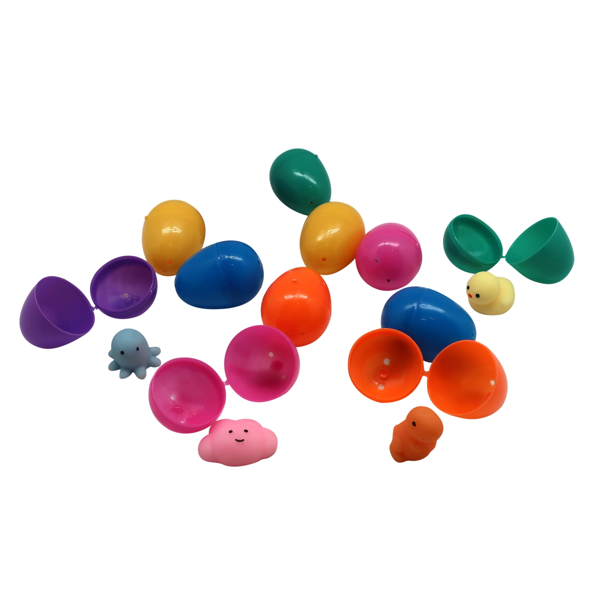Pre-Filled Plastic Easter Eggs w/ Assorted Squeeze Mochis, Ideal for ...