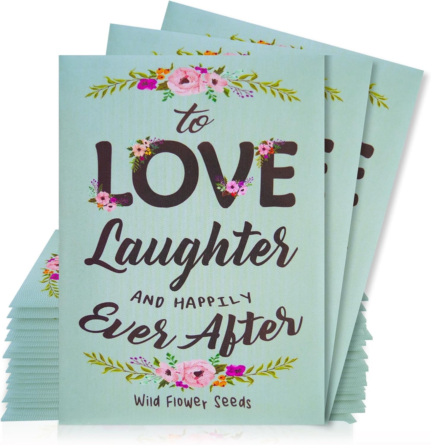 Pre-Filled Wildflower Seed Packet for Wedding Favor Baby Showers Bridal ...