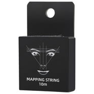 Eisoary Eyebrow Mapping String 20m Pre-inked with Cutter Safe Draw Lines Positioning Measuring ...
