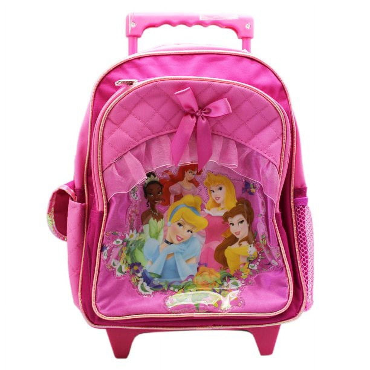 Pre-K Disney Princess Shades of Pink Preschooler Rolling Backpack ...