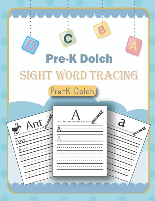 Pre-K Dolch Sight Word Tracing: 100 super sight word poems, dolch sight ...